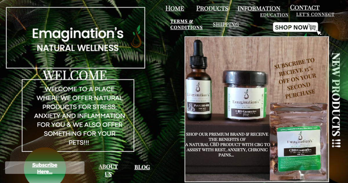 # 1 Emagination's CBD Website